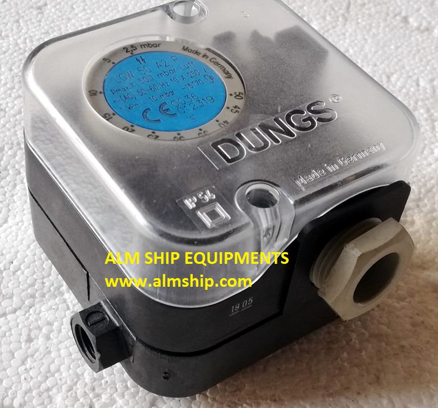 DUNGS LGW 50 A2P PRESSURE SWITCH | ALM SHIP EQUIPMENTS